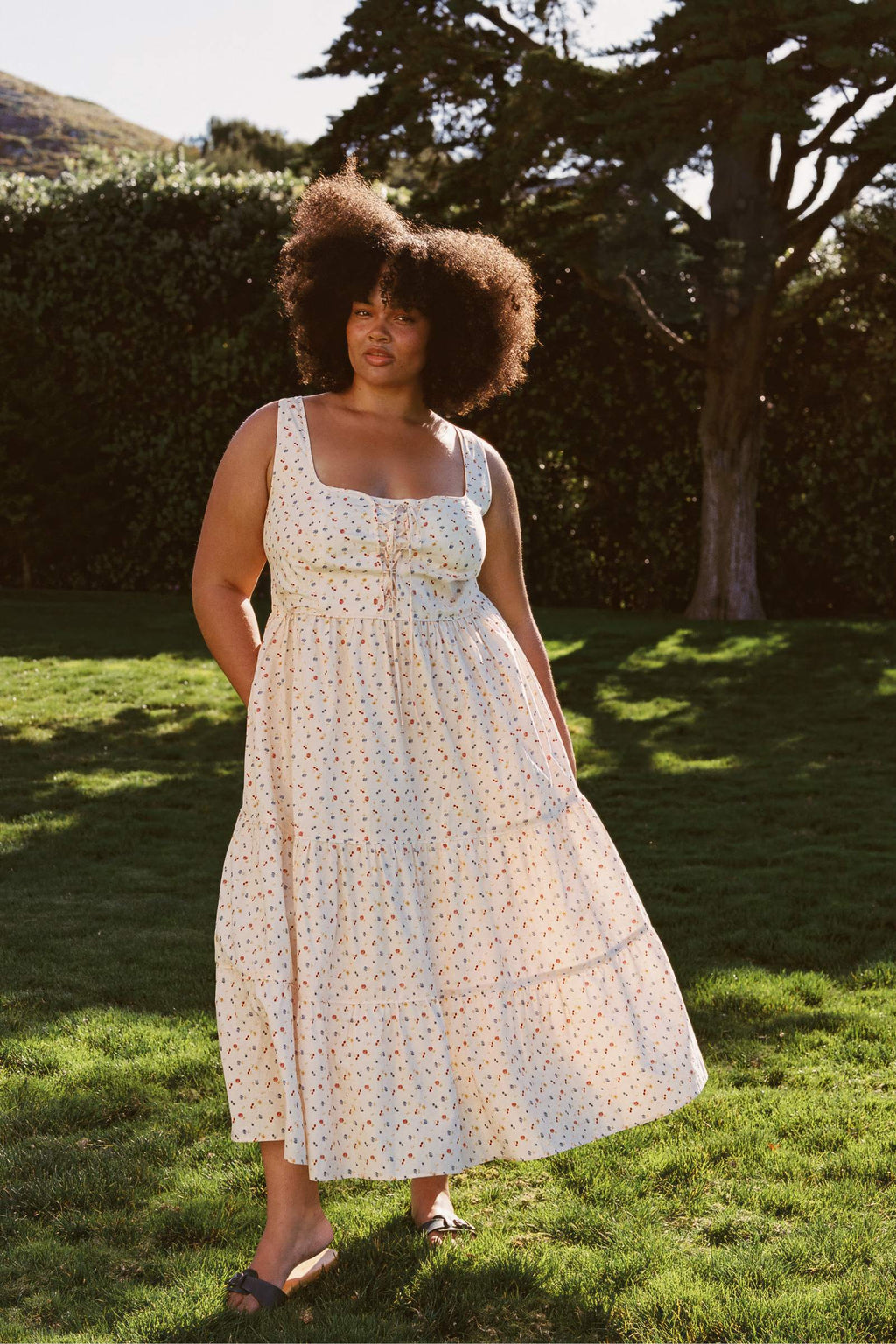 The Adele Dress Extended | Carnelian Aster Garden – Christy Dawn