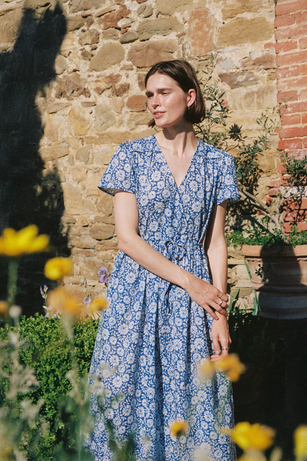 The Dawn Dress | Aster Field Lapis – Christy Dawn