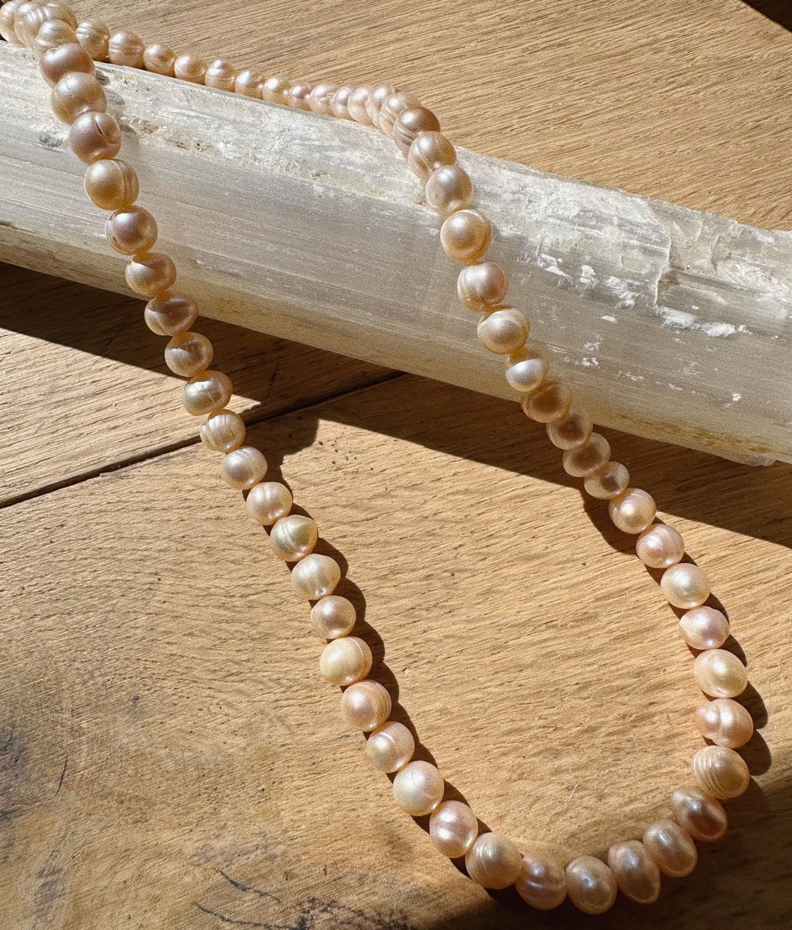 Pearl Necklace |Iridescent – Christy Dawn