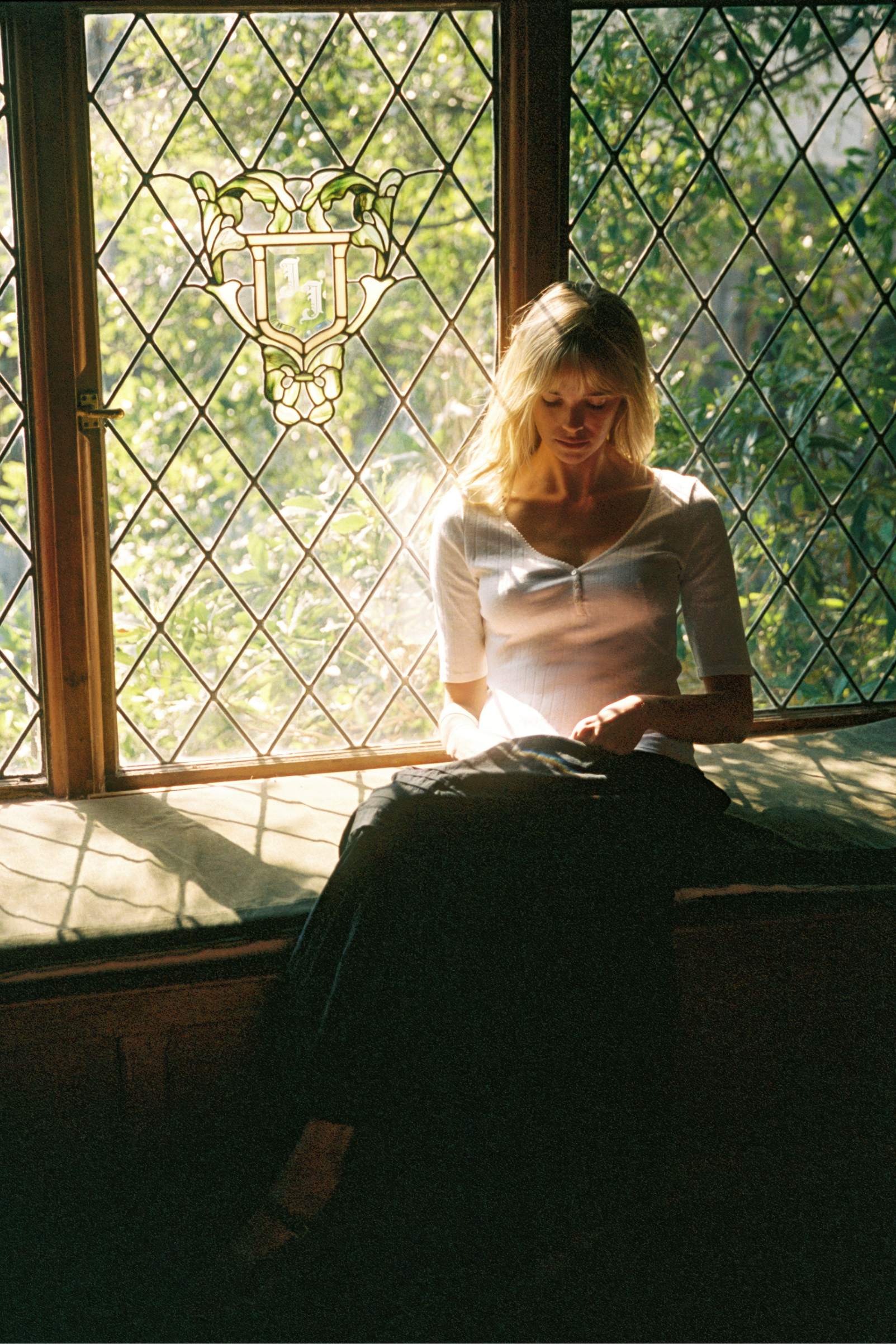 The Wren Tee | Ivory Regenerative Pointelle – Christy Dawn